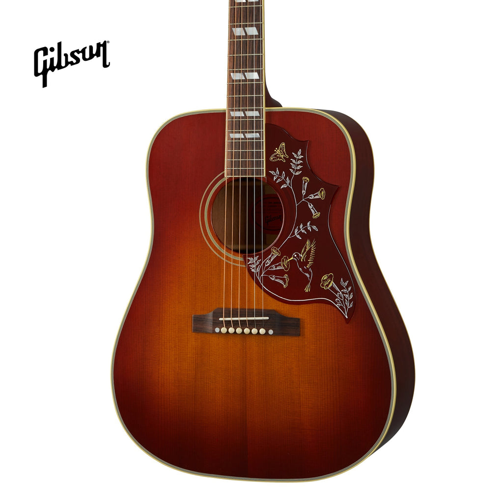 GIBSON 1960 HUMMINGBIRD ACOUSTIC GUITAR, FIXED BRIDGE - HERITAGE CHERR
